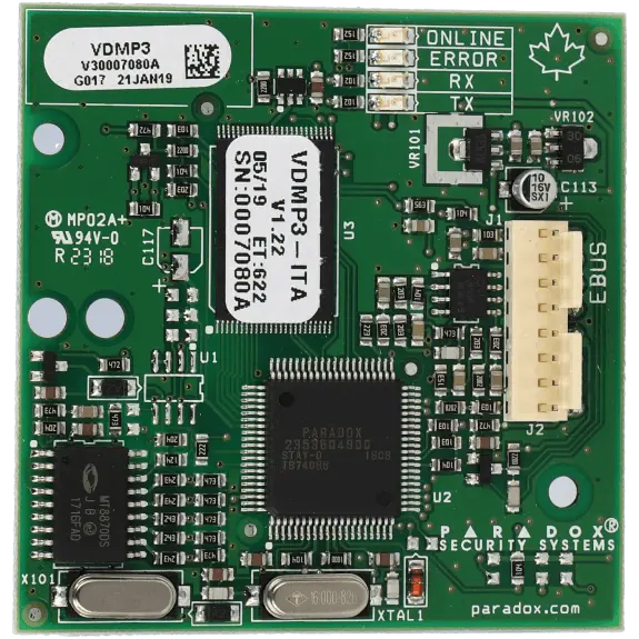 PARADOX voice module / Reference VDMP3